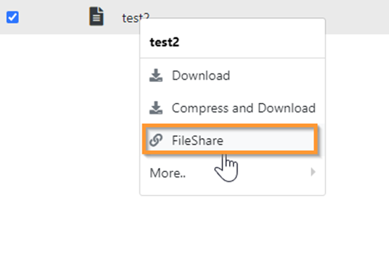 New Look: How to Send a FileShare Link – Knowledge Base
